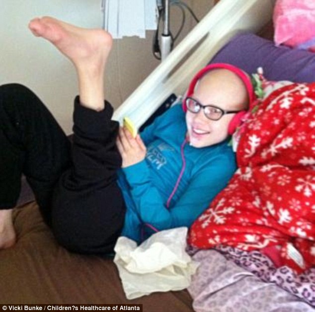 12 yr-old girl with cancer has surgery to amputate knee, has foot ...